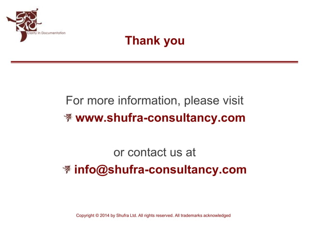A brief introduction to Simplified Technical English implementation | PPSX