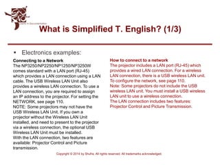 A brief introduction to Simplified Technical English implementation | PPSX