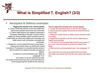 A brief introduction to Simplified Technical English implementation | PPSX