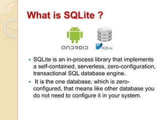A brief introduction to SQLite PPT | PPT