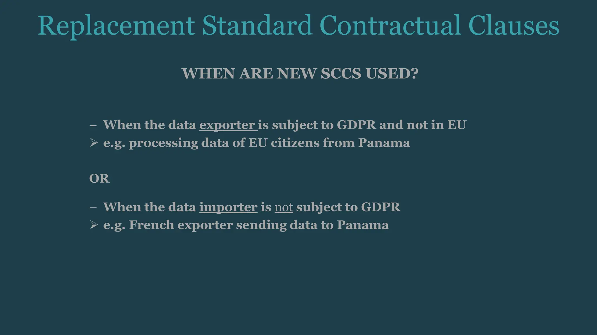 A Brief Introduction to Standard Contractual Clauses (2021).pptx