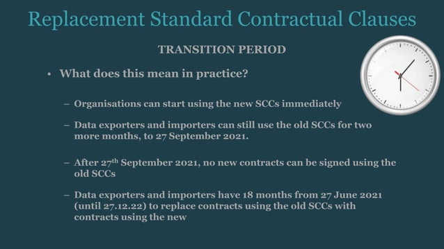 A Brief Introduction to Standard Contractual Clauses (2021).pptx
