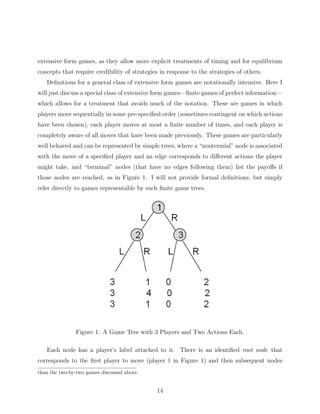 A brief introduction to the basics of game theory | PDF