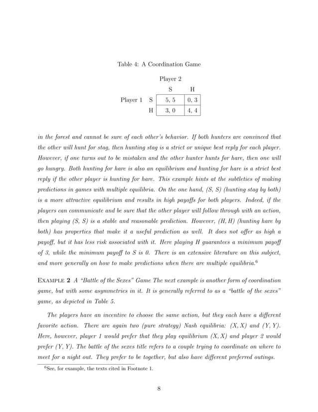 A brief introduction to the basics of game theory | PDF