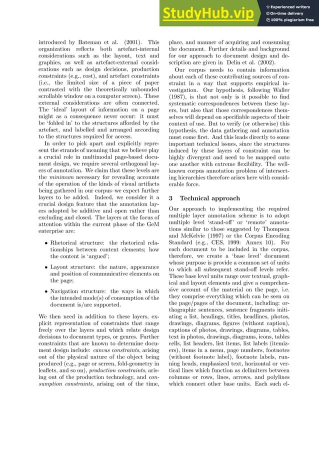 A Brief Introduction To The Gem Annotation Schema For Complex Document Layout Pdf