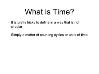 Introduction to Timekeeping | PPTX