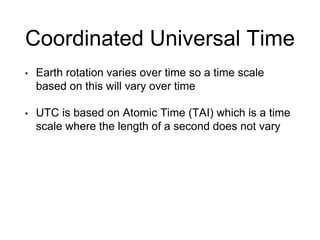 Introduction to Timekeeping | PPTX