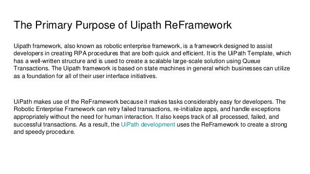 A Brief Introduction to UiPath ReFramework.pptx