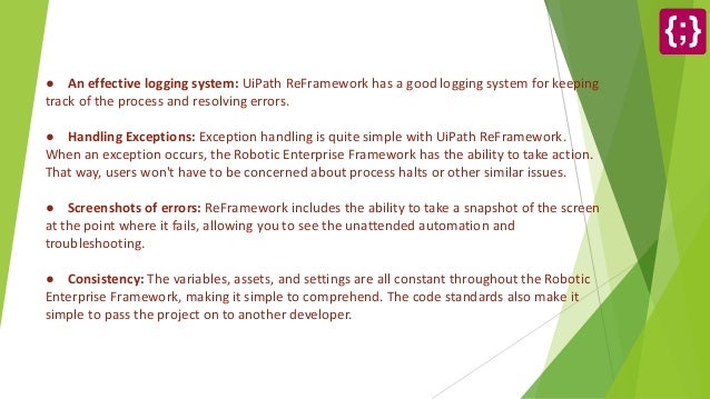 A Brief Introduction to UiPath ReFramework | PPT