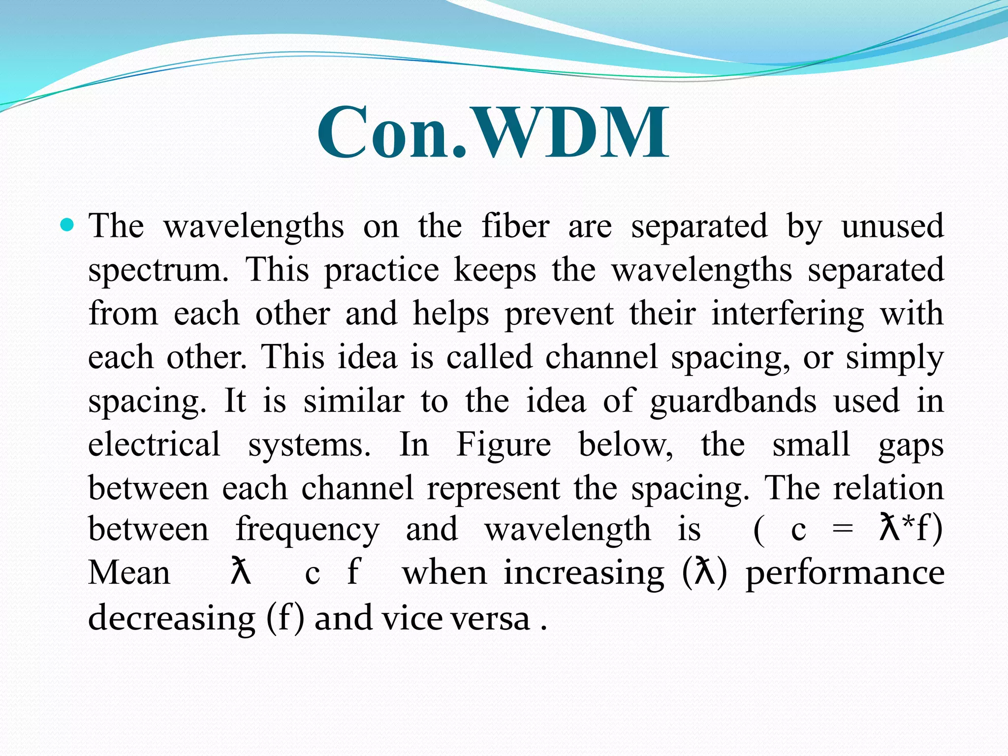 Introduction to WDM and TDM | PPTX