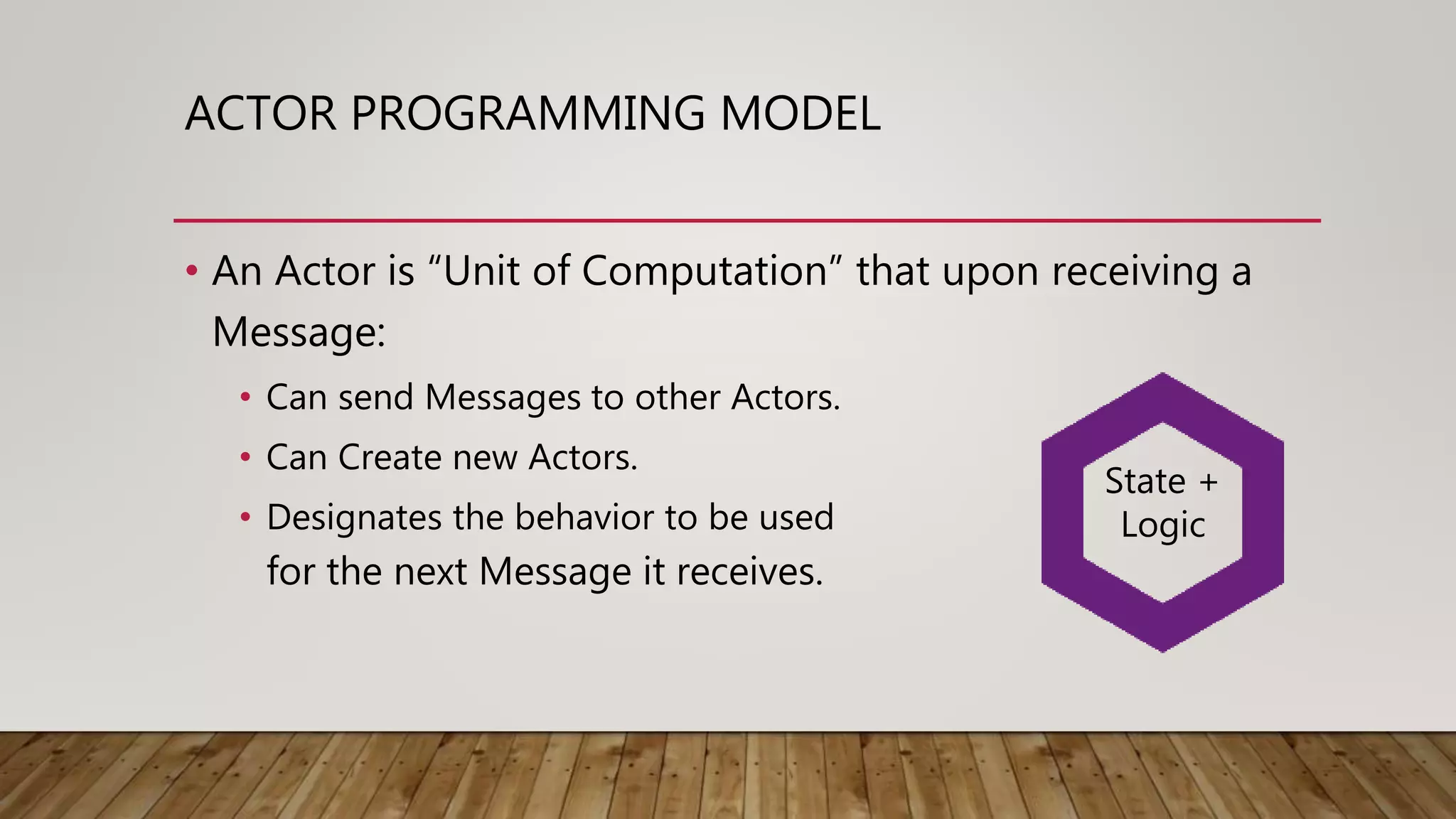A Brief Intro to Microsoft Orleans | PPTX