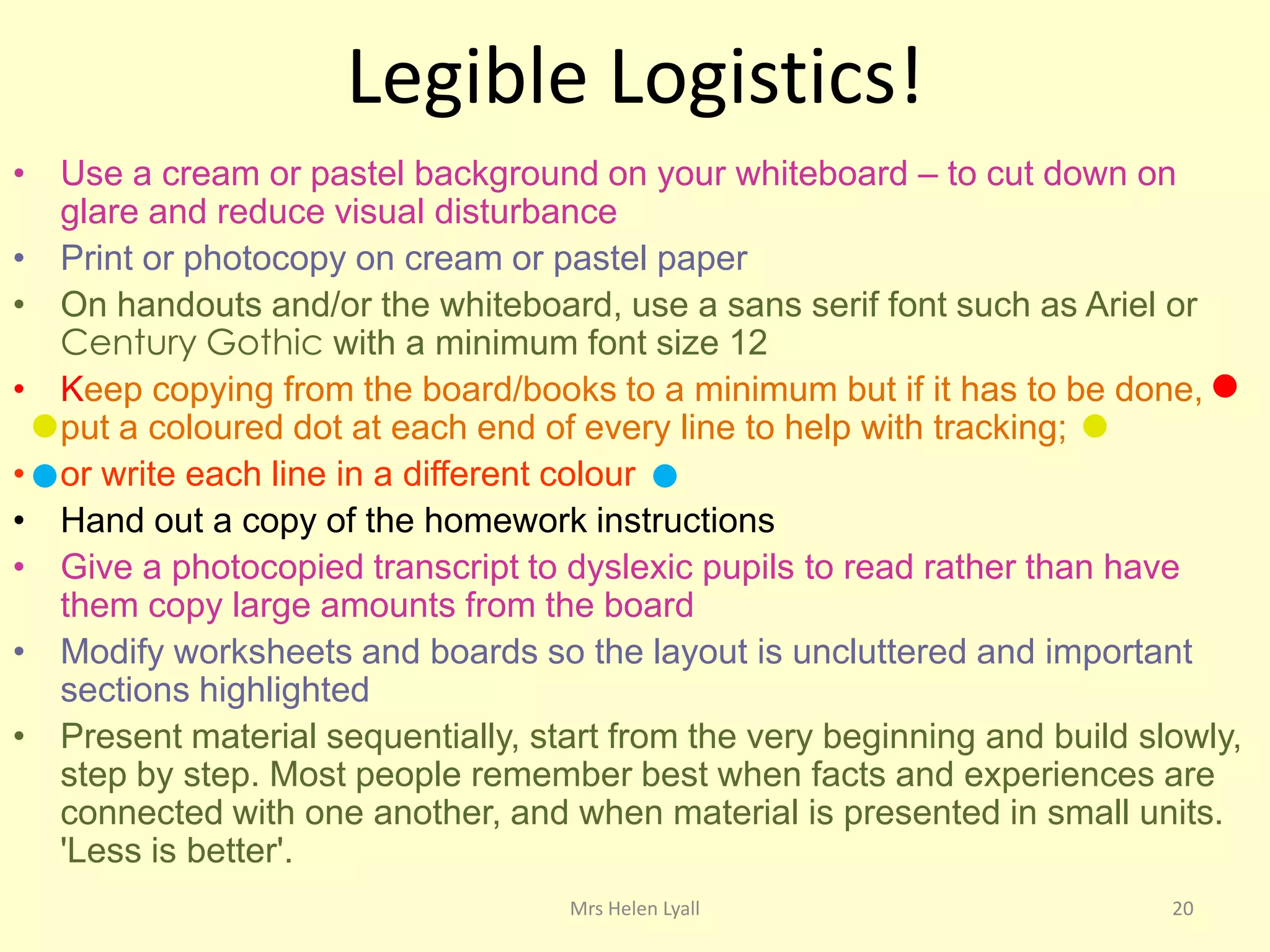 A brief look at dyslexia | PPTX