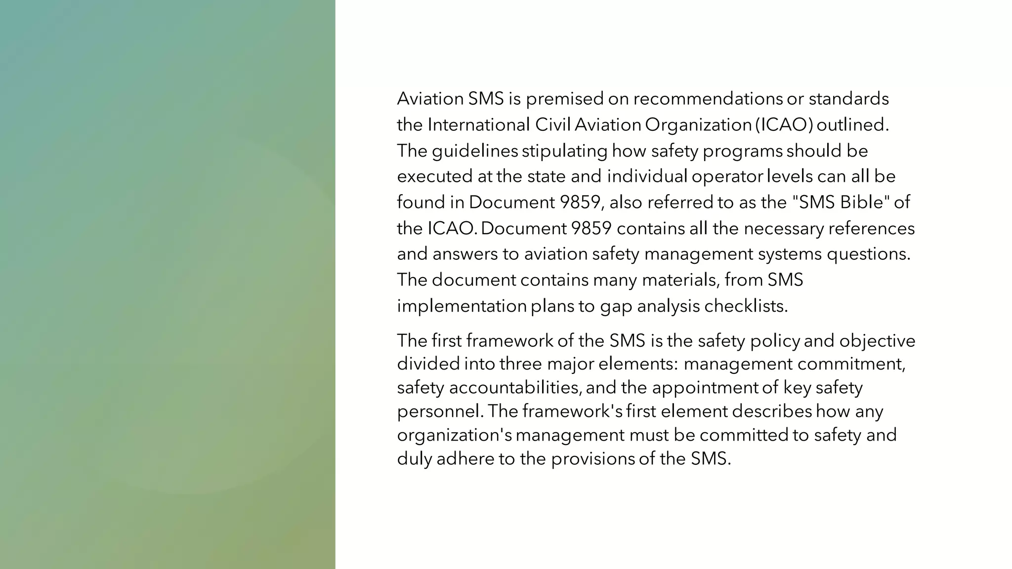 A Brief Look at Safety Management Systems in Aviation | PDF