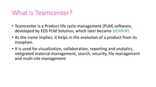 A Brief on Teamcenter | PPTX