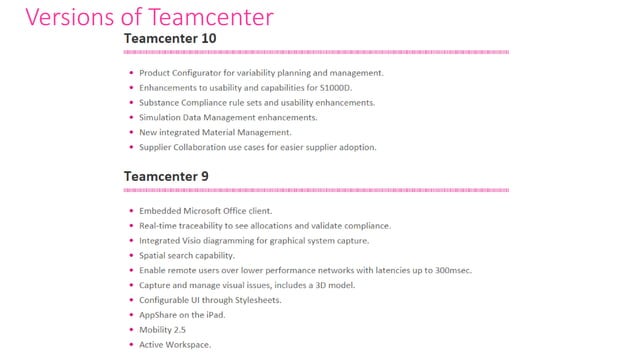 A Brief on Teamcenter | PPTX | Computer Software and Applications ...