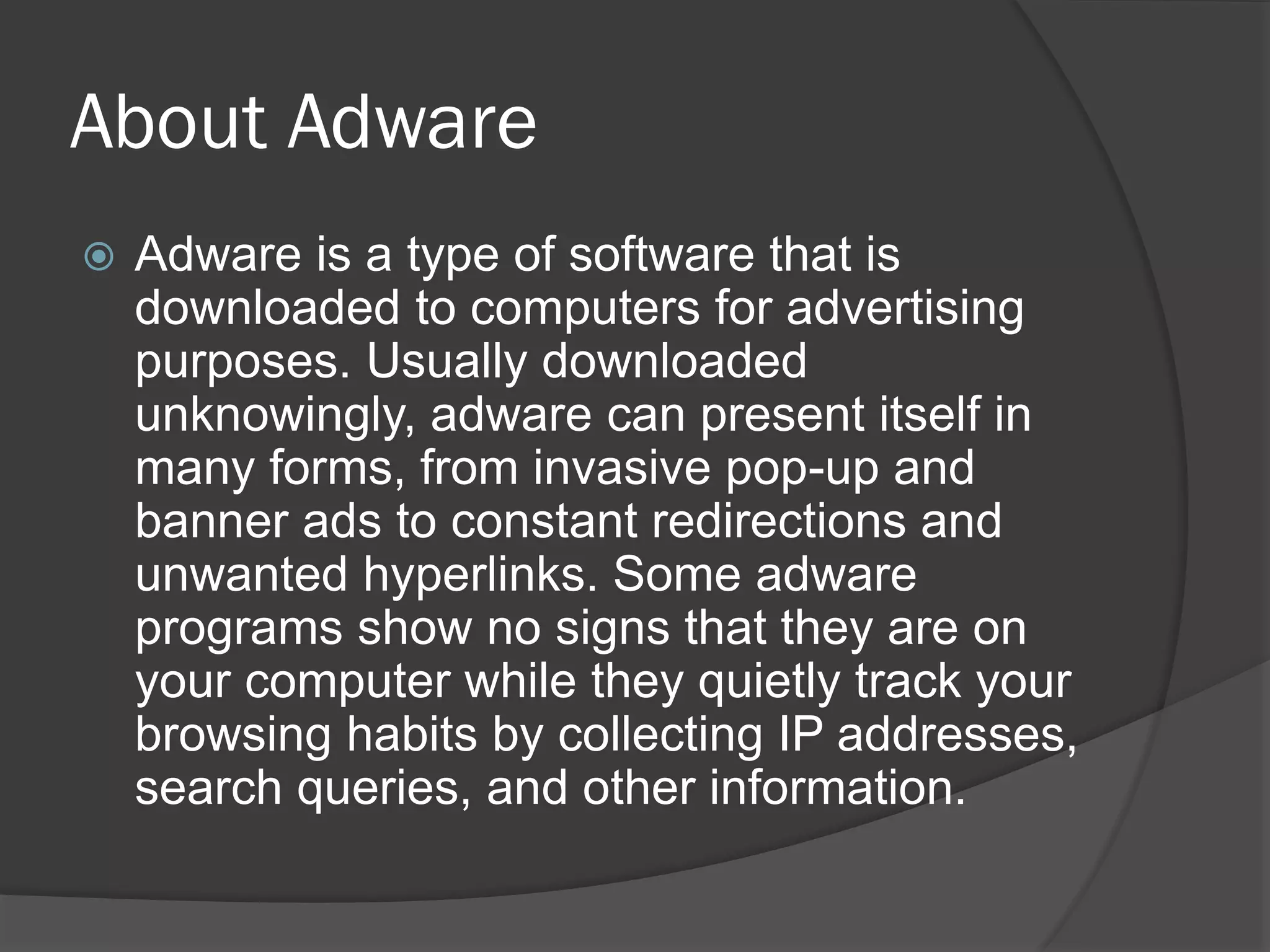 A Brief Overview of Adware | PPT