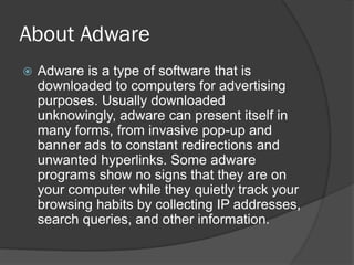 A Brief Overview of Adware | PPT
