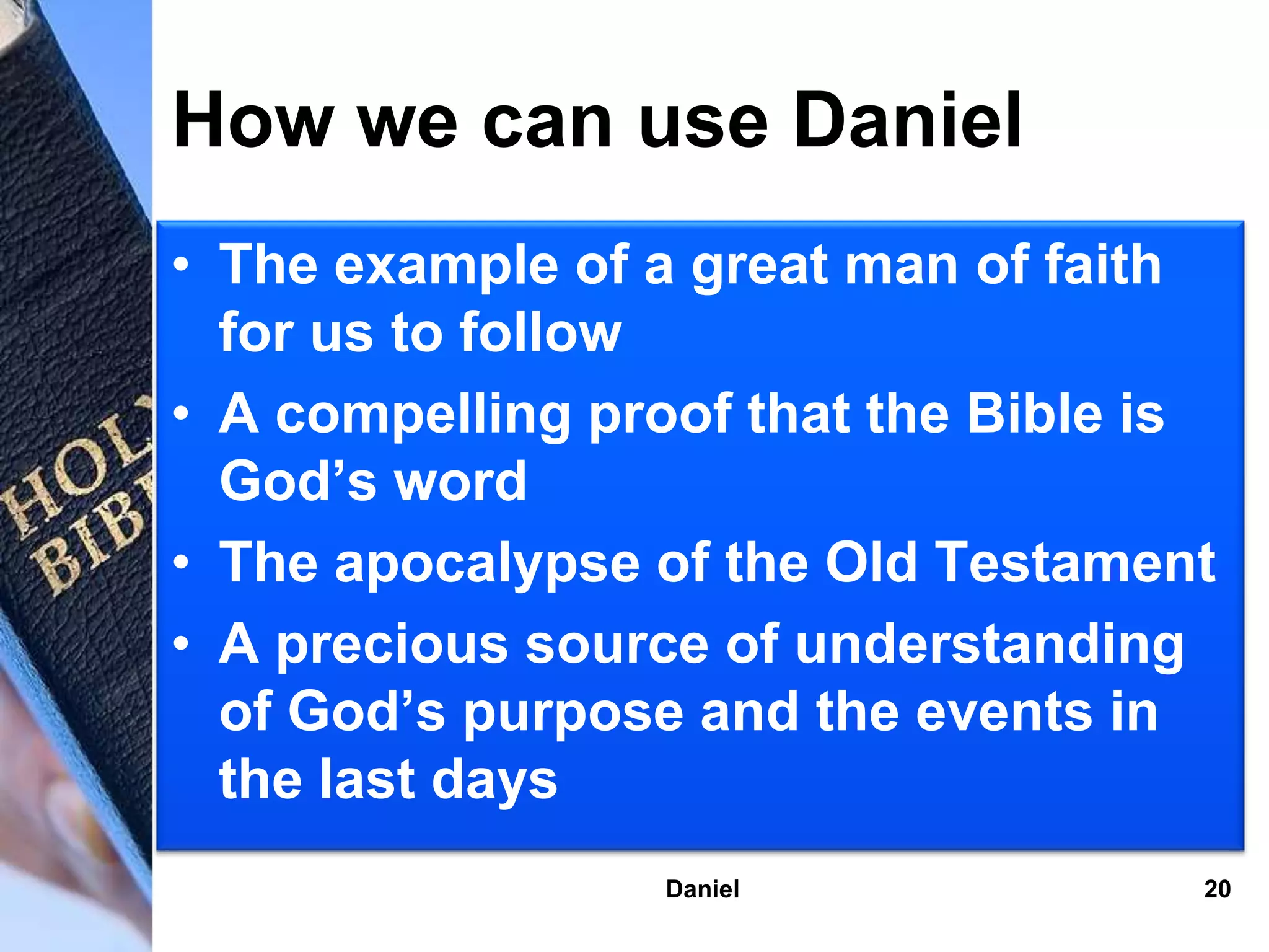 A brief overview of daniel | PPTX