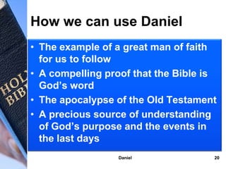 A brief overview of daniel | PPTX | Christianity | Religion & Spirituality