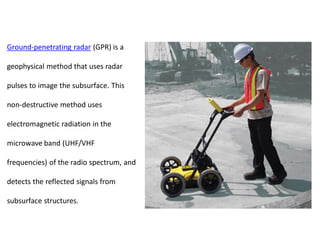 A Brief Overview of Ground-penetrating radar | PDF