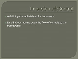 A brief overview of java frameworks | PPT