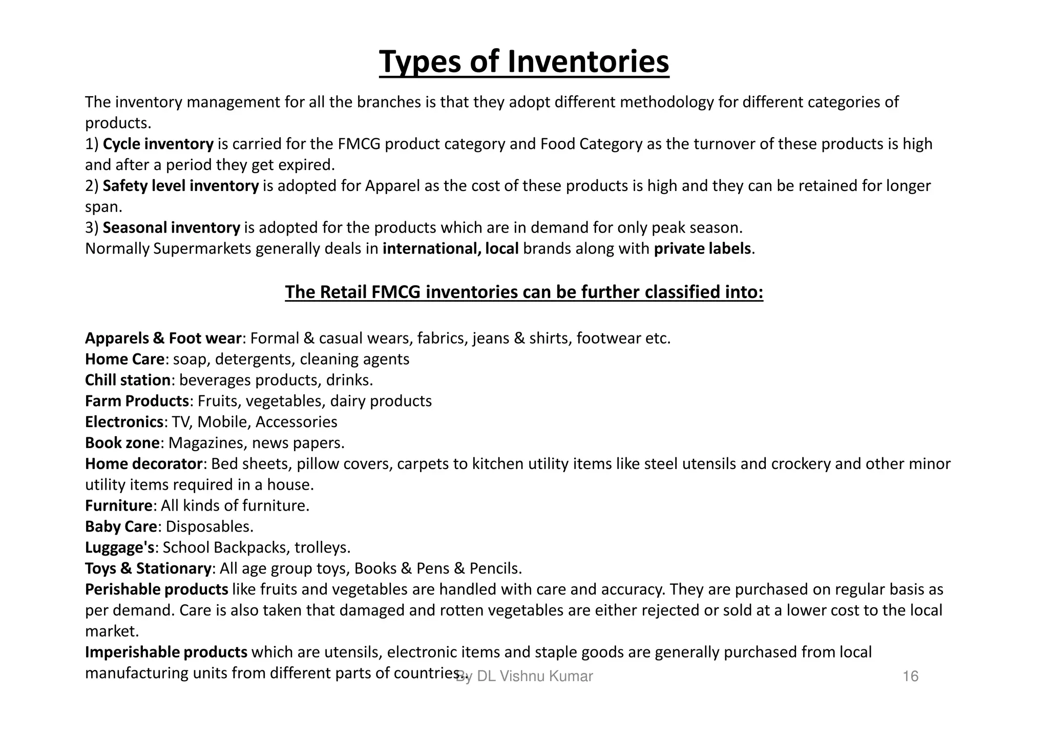 A brief overview to fmcg retail supermarket sector ppt | PDF