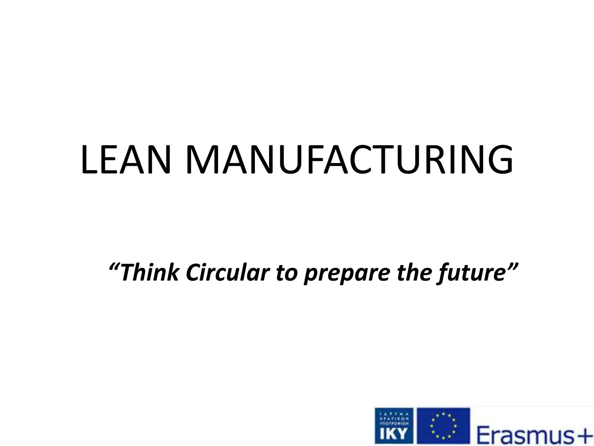 lean manufacturing | PPTX
