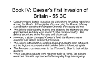 The History of Roman Britain (Notes Class 1) | PDF
