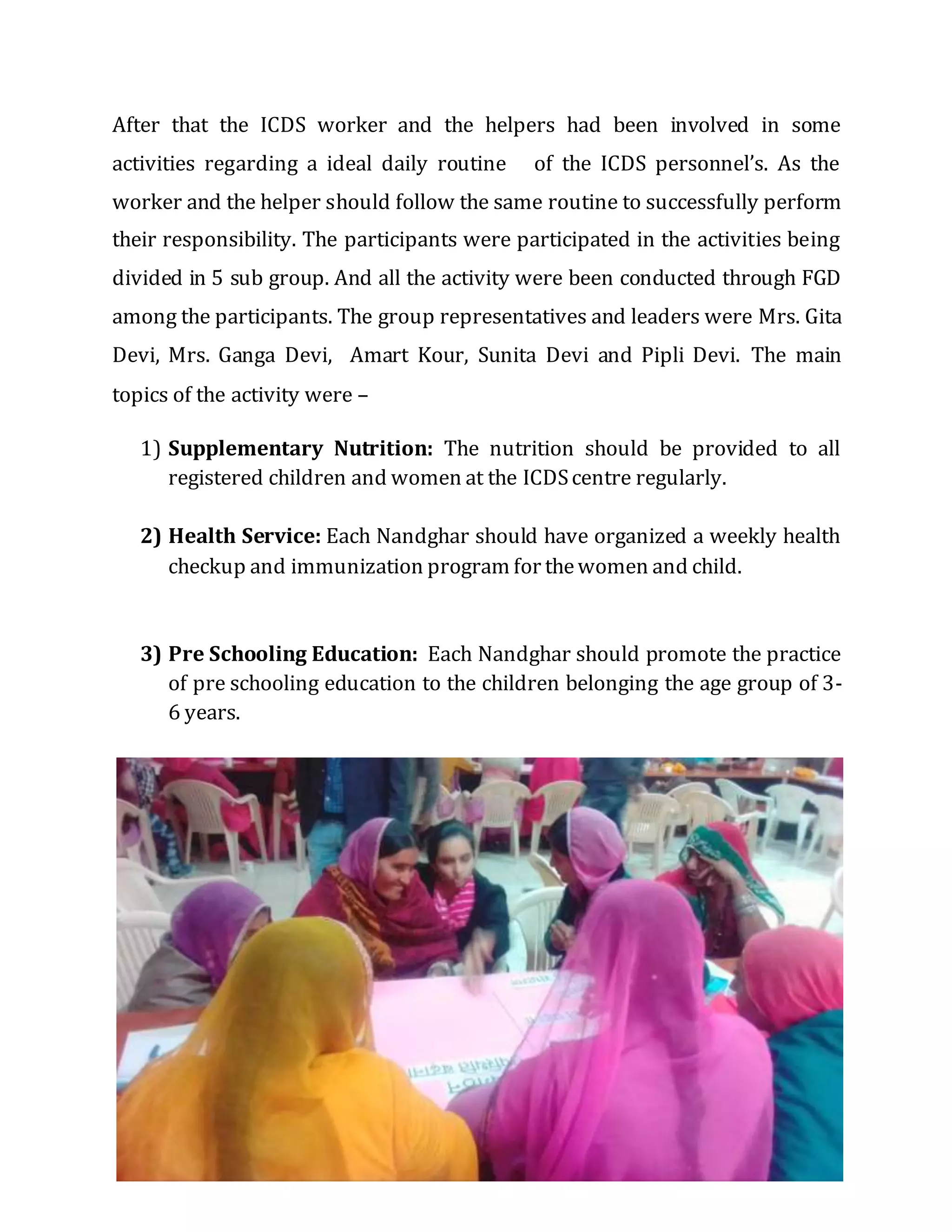 A brief report of workshop program | DOCX