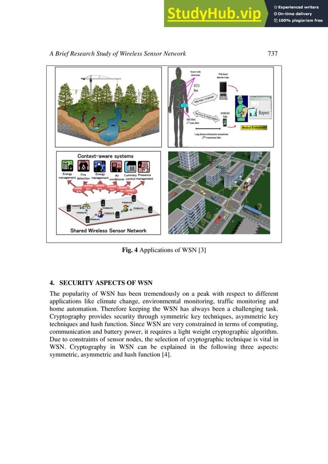 A Brief Research Study Of Wireless Sensor Network | PDF