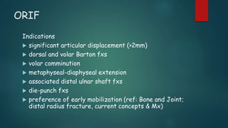 A brief review of distal radius fractures | PPTX