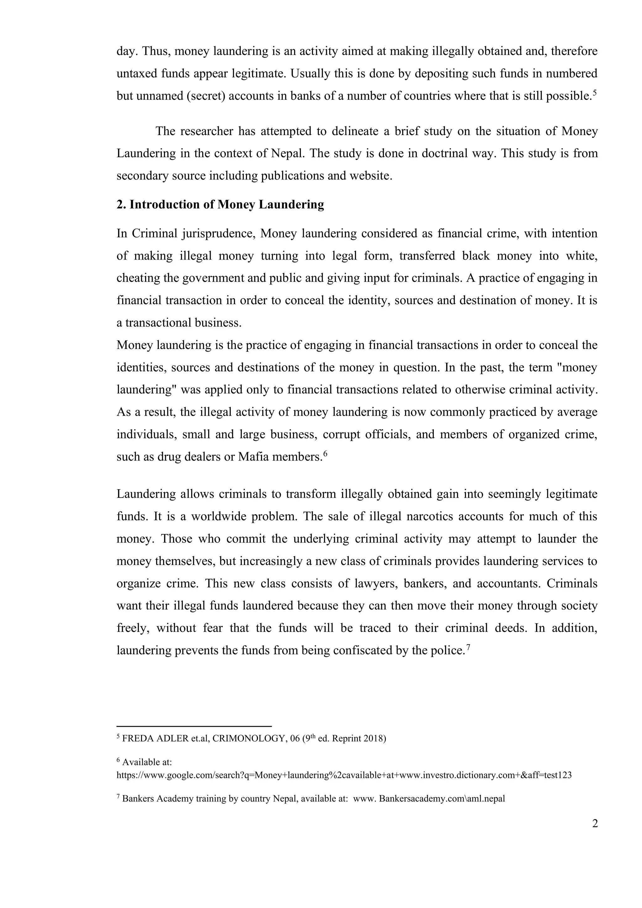 A brief study on the situation of Money Laundering in Nepal (1).pdf