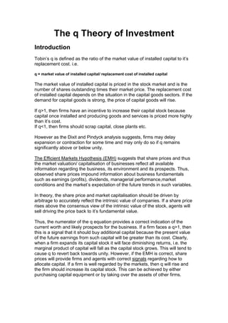 A brief summary of q theory | PDF