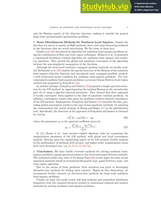 A BRIEF SURVEY OF METHODS FOR SOLVING NONLINEAR LEAST-SQUARES PROBLEMS | PDF