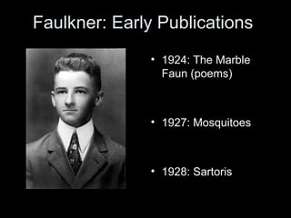 A brief touch on William Faulkner's Barn Burning | PPT