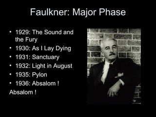 A brief touch on William Faulkner's Barn Burning | PPT