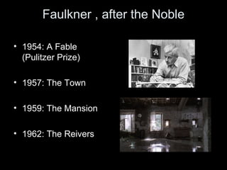 A brief touch on William Faulkner's Barn Burning | PPT