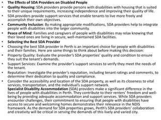 A Brighter Future with SDA Providers in Perth Your Options Explored.pptx