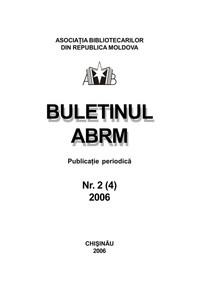 Buletinul ABRM Nr.2(4)/2006 | PDF