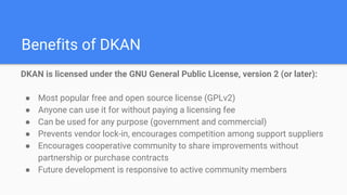 A Broader Data Management Strategy with DKAN | PPTX