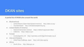 A Broader Data Management Strategy with DKAN | PPTX