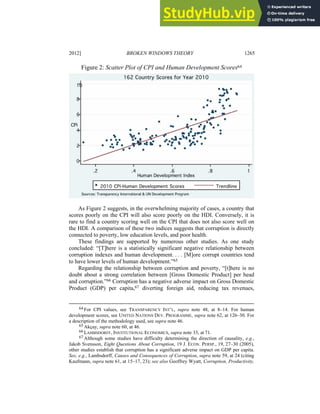 A Broken Windows Theory Of International Corruption - Alford | PDF