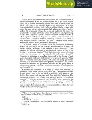 A Broken Windows Theory Of International Corruption - Alford | PDF