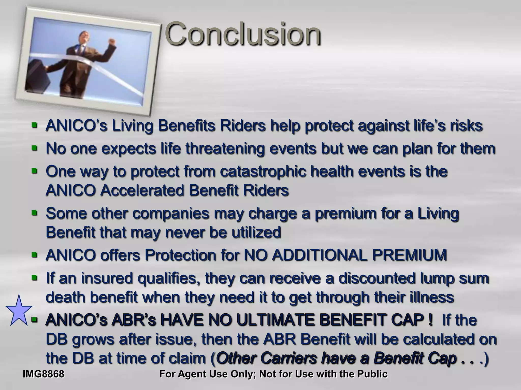 Living Benefits Anico ABR presentation 080813a | PPTX