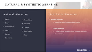 Abrsive products | PPTX
