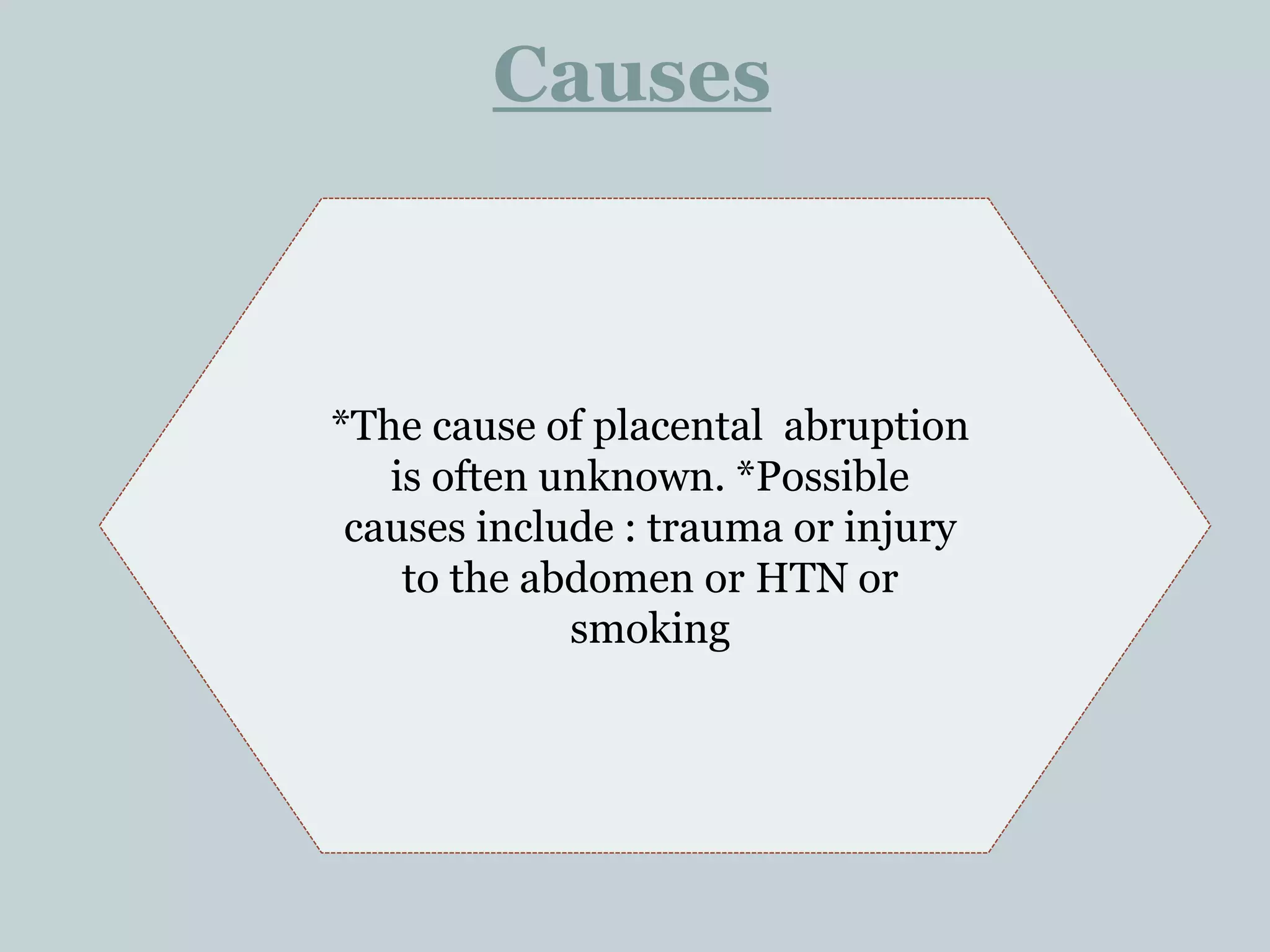 Abruption Placenta And Placenta Previa Pptx