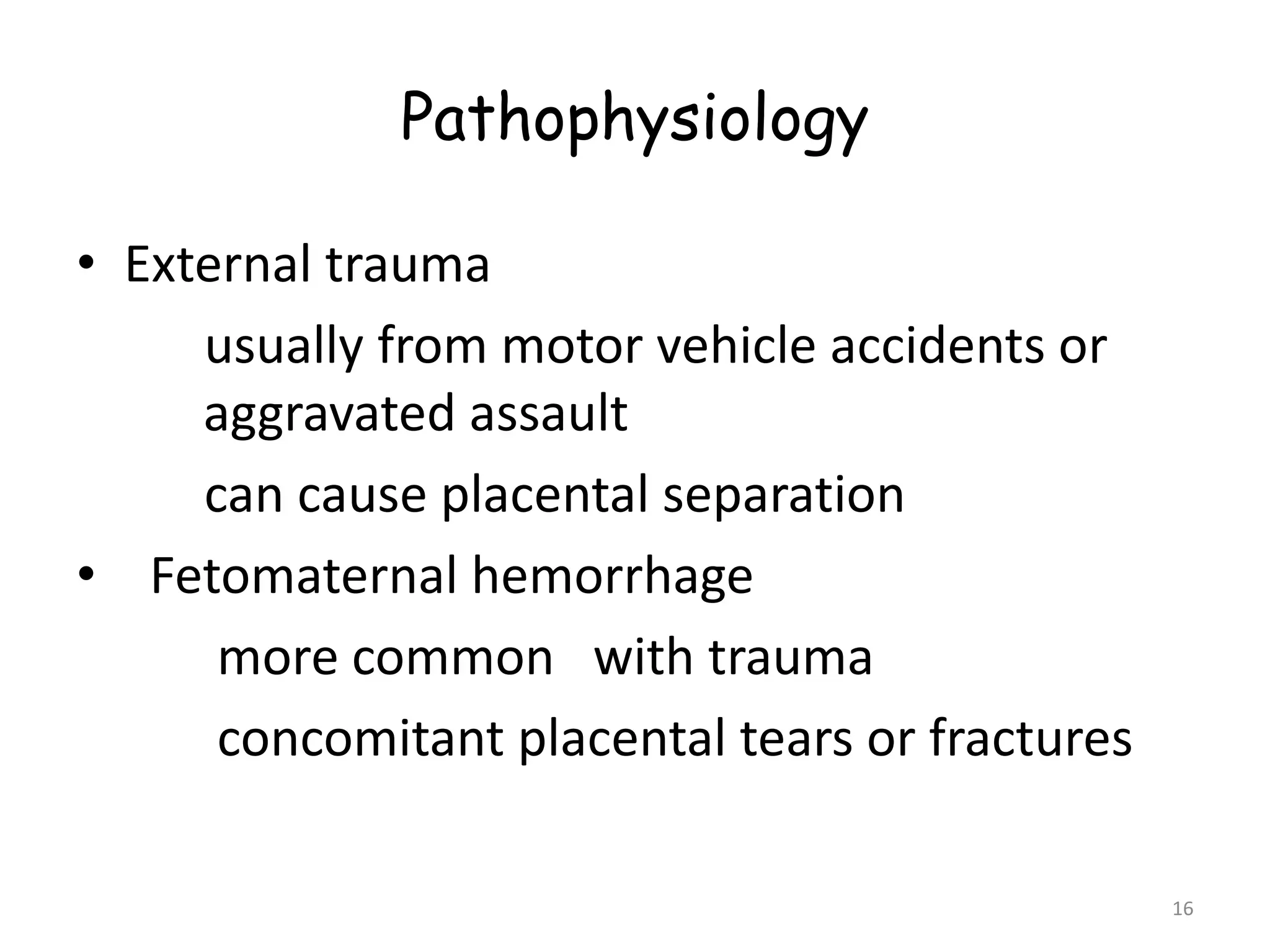 Abruptio placenta | PPTX