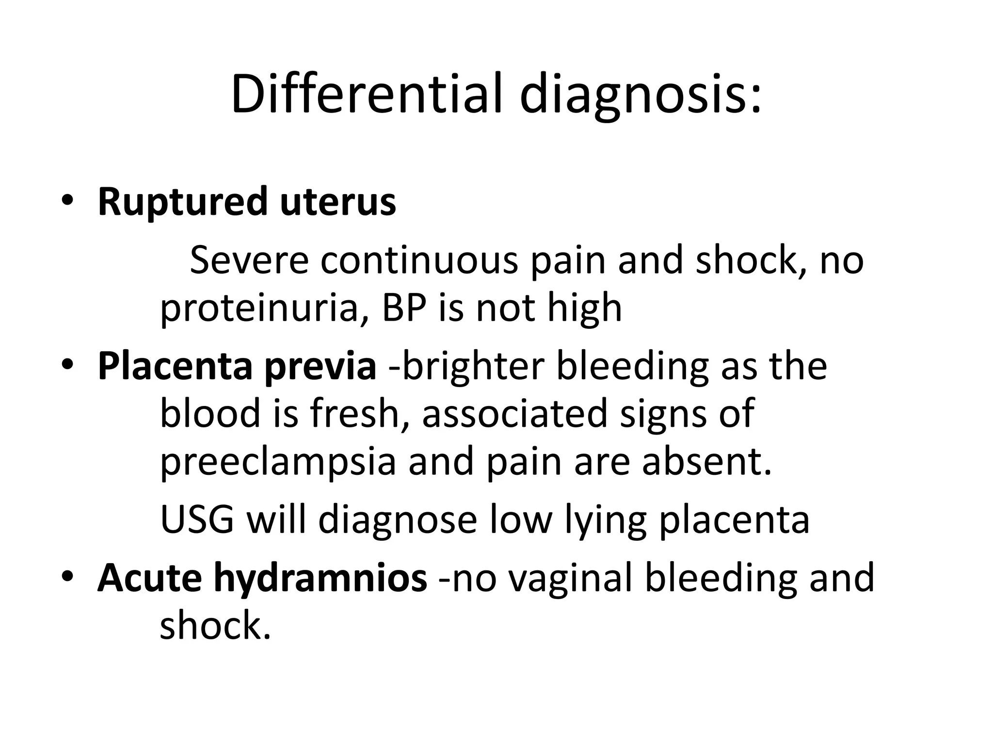 Abruptio placenta | PPTX