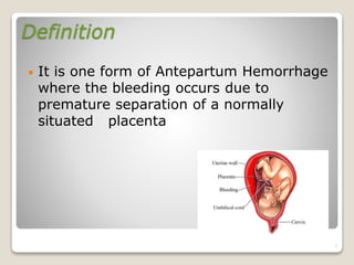Placental Abruption Pathology