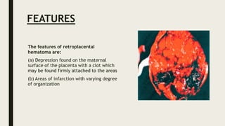 Antepartum Haemorrhage: Abruptio Placenta | PPTX